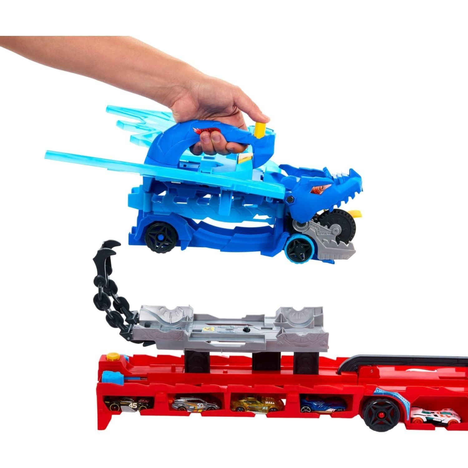 Купить Транспортер-трансформер «Два дракона» Hot Wheels JBM72 ...