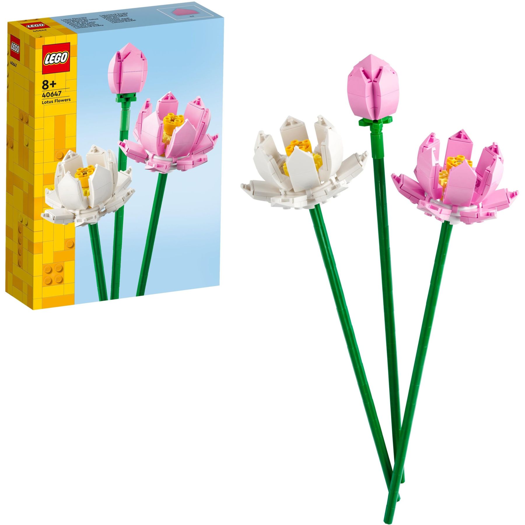 Купить Конструктор Цветы лотоса LEGO Botanicals 40647 Курьерская ...