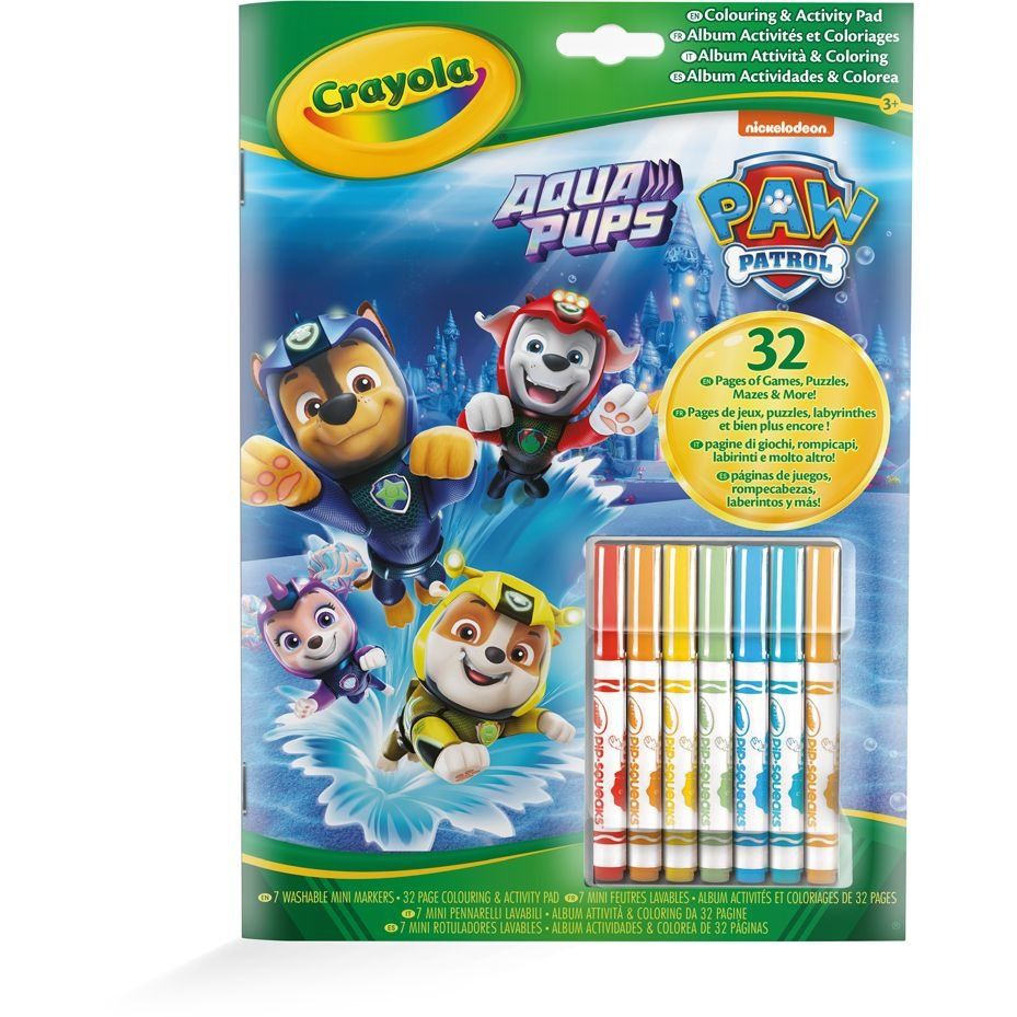 Купить Раскраска Paw Patrol, 32 страницы и 7 фломастеров 04-6918G ...